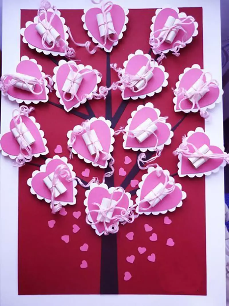 Tarjetas postales Feliz Día de San Valentín con sus propias manos: clases magistrales, ideas y fotos 2177_2