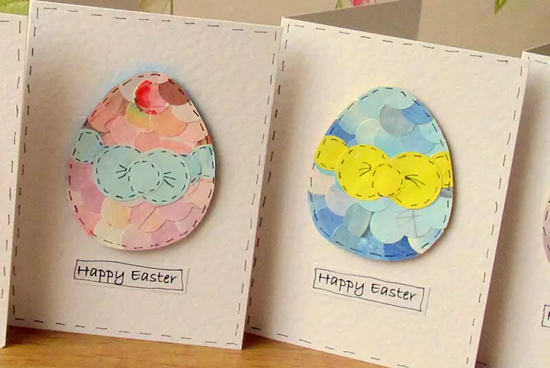 Karty Wielkanocne: Pocztówki na Wielkanoc robią to sam 2188_28