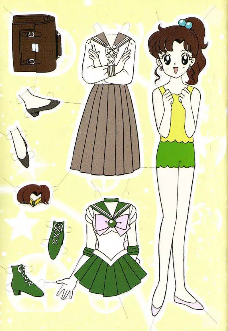 Bonecas de anime de papel con roupa de corte 218_10