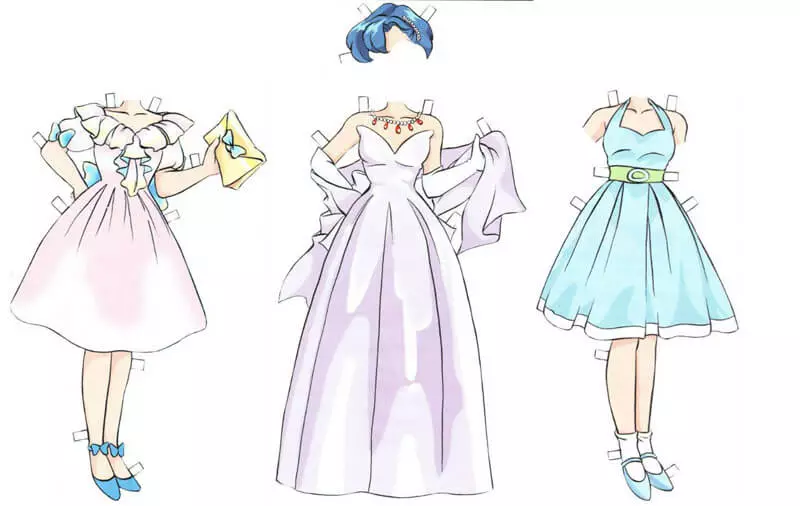 Paper Anime Dolls dengan Clothing Cutting 218_26