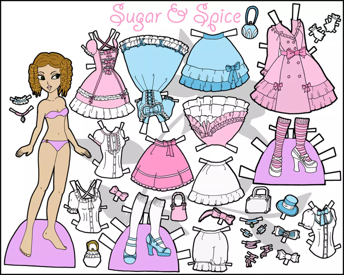 Paper Anime Dolls With Cutting Clothes 218_35