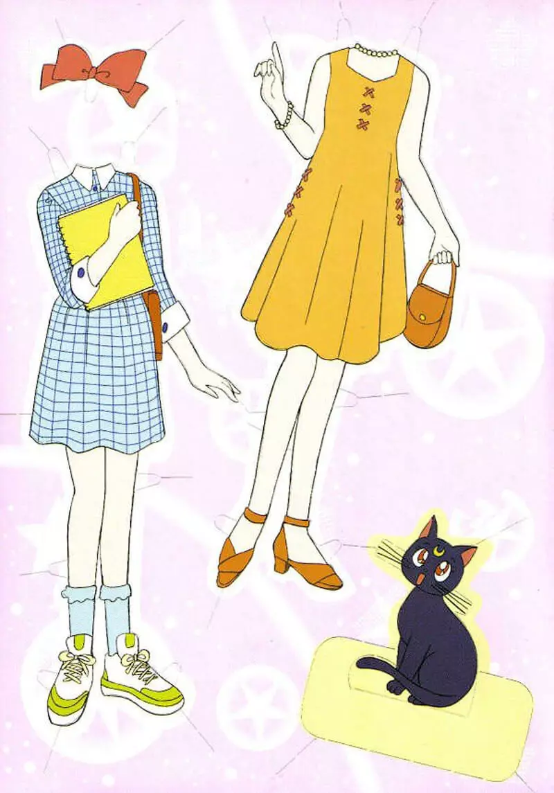 Paper Anime Dolls dengan Clothing Cutting 218_7