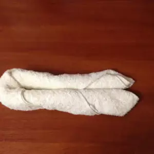 Kaip sulenkti rankšluostį pelėdų pavidalu. Pelėda iš rankšluosčių tai daro patys