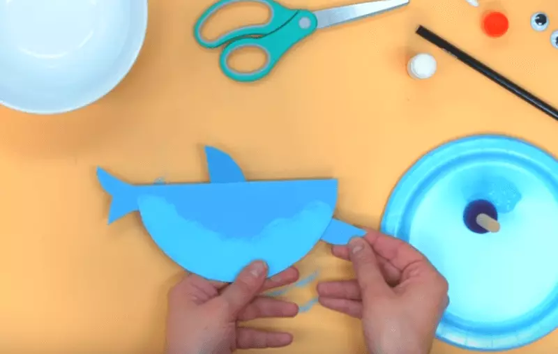 Acons, изработени от хартия. Как да си направим акула със собствените си ръце? 219_11