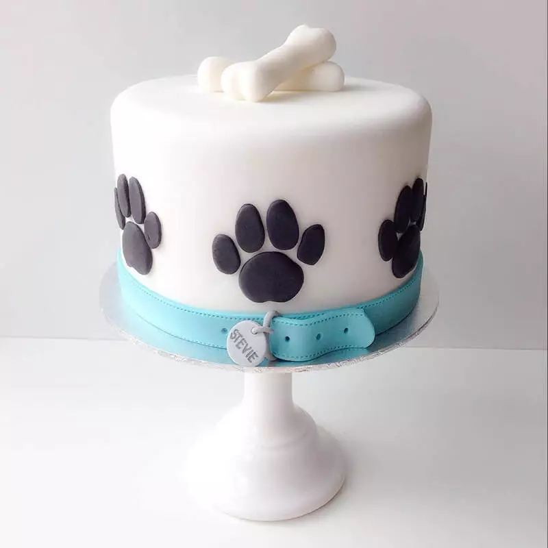 Cake dog do it yourself. New Year's Cake Dog 2018: photos, ideas and master classes 2216_43