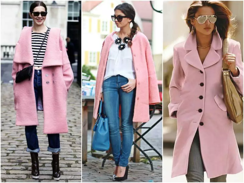Abrigo rosa. Es bueno estar en un abrigo rosa: que lleva, foto 2218_2