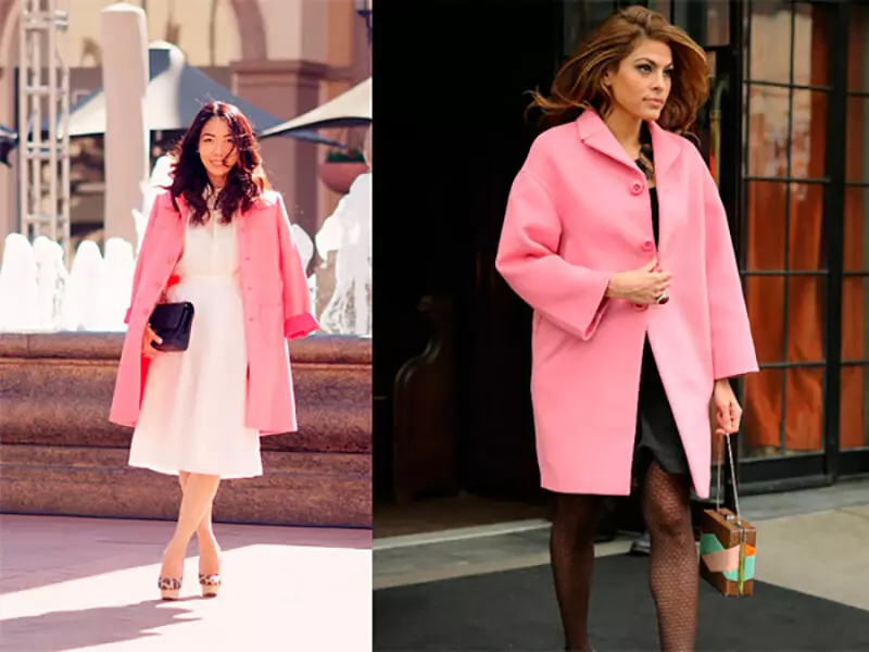粉紅色的外套。好粉紅色外套：穿什麼，照片 2218_4