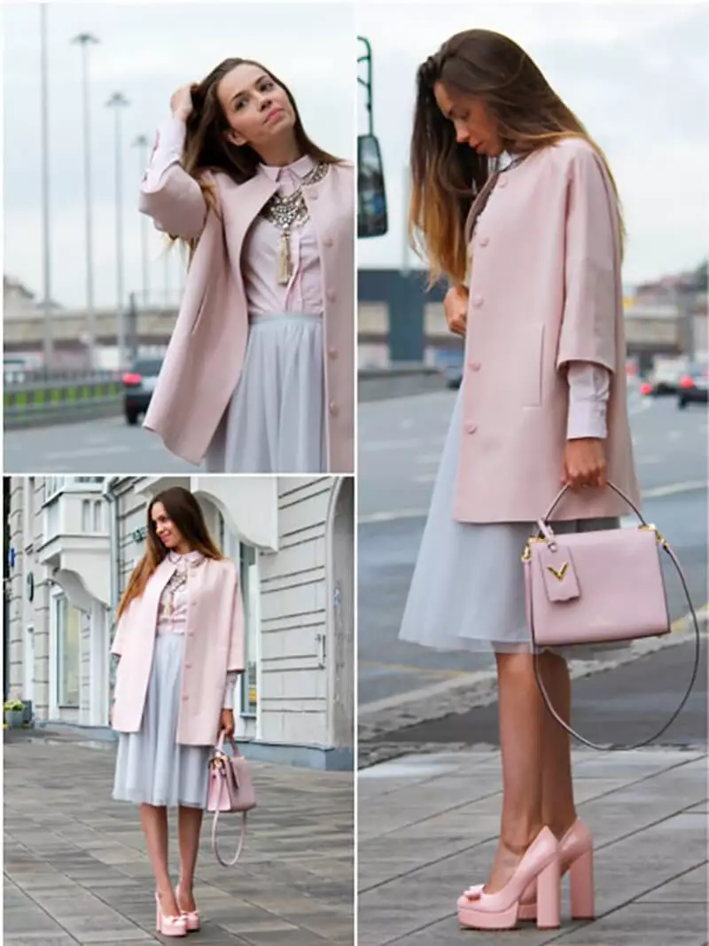 Růžový kabát. Dobré být v růžovém kabátě: co nosí, photo 2218_8
