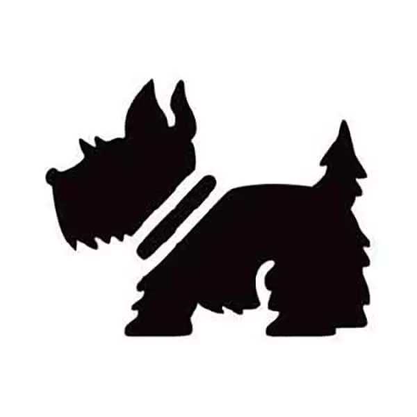 Stencil de câine, model de câine pentru tăiere 2241_18