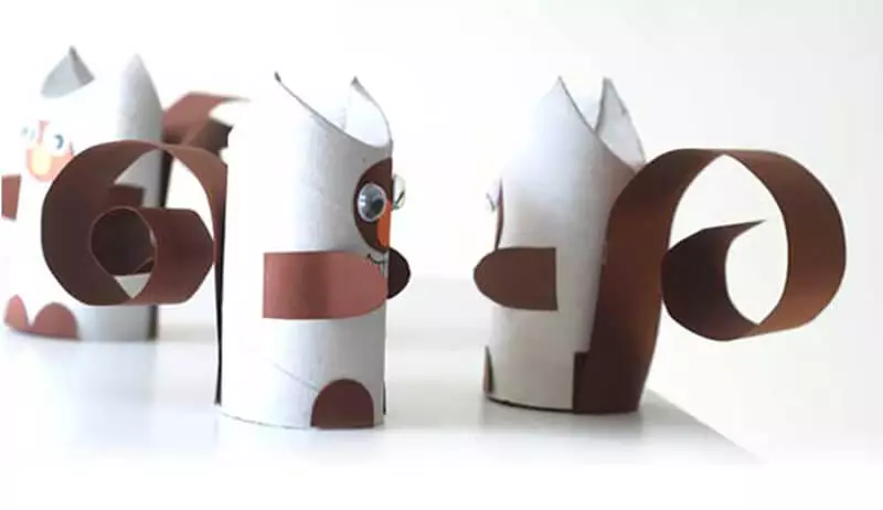 Squirrel Crafts: Tự làm từ nón, giấy và plasticine 2266_5