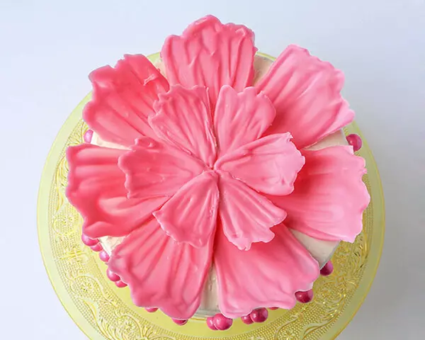 Ciasto z kwiatami. Ciasto ozdobione kwiatami z własnymi rękami 2276_21
