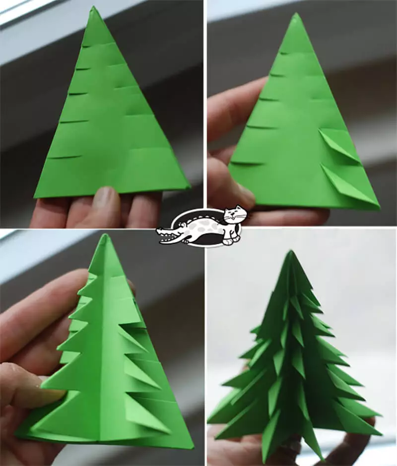 Crafts Christmas Tree. Krystbeam mei jo eigen hannen 2303_19