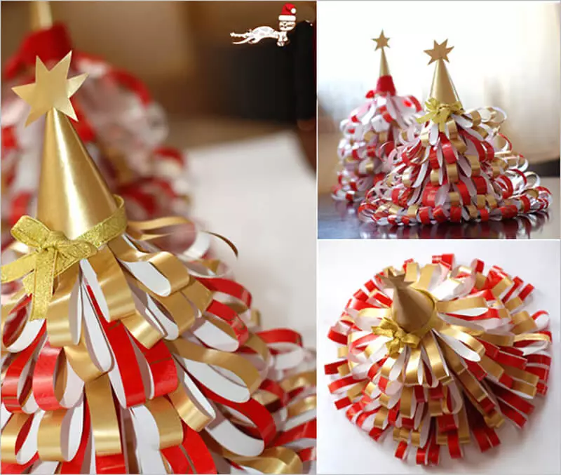 Crafts Christmas tree. Christmas tree gamit ang iyong sariling mga kamay 2303_21