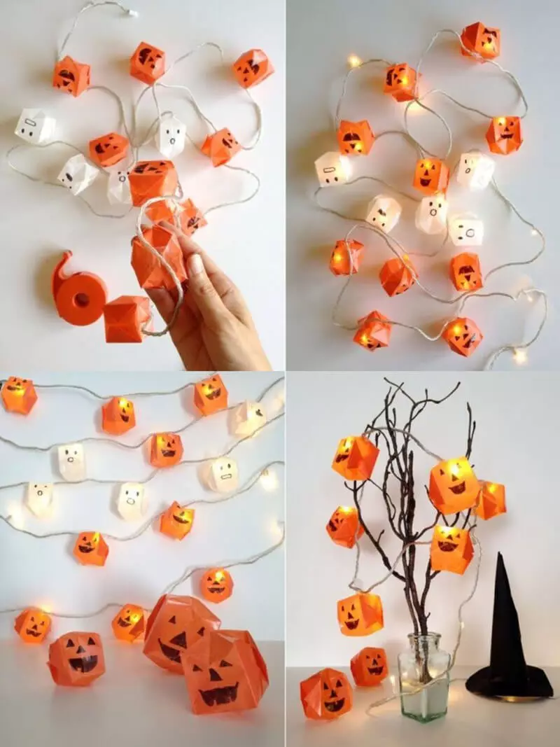 Comment décorer une chambre sur Halloween avec vos propres mains? 2312_31