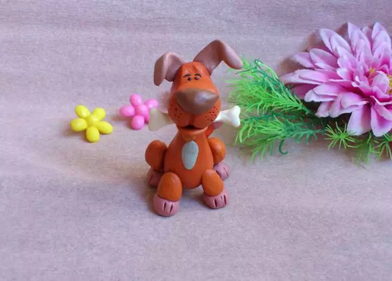 Anjing dari plasticine. Bagaimana untuk membuat anjing dari plasticine? 2313_2