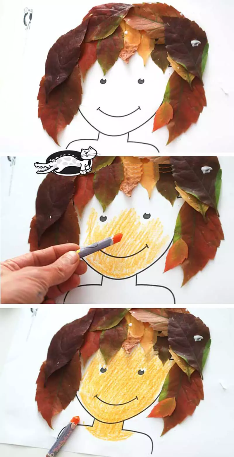 Artisanat des feuilles. L'artisanat des feuilles d'automne faites-le vous-même 2314_13
