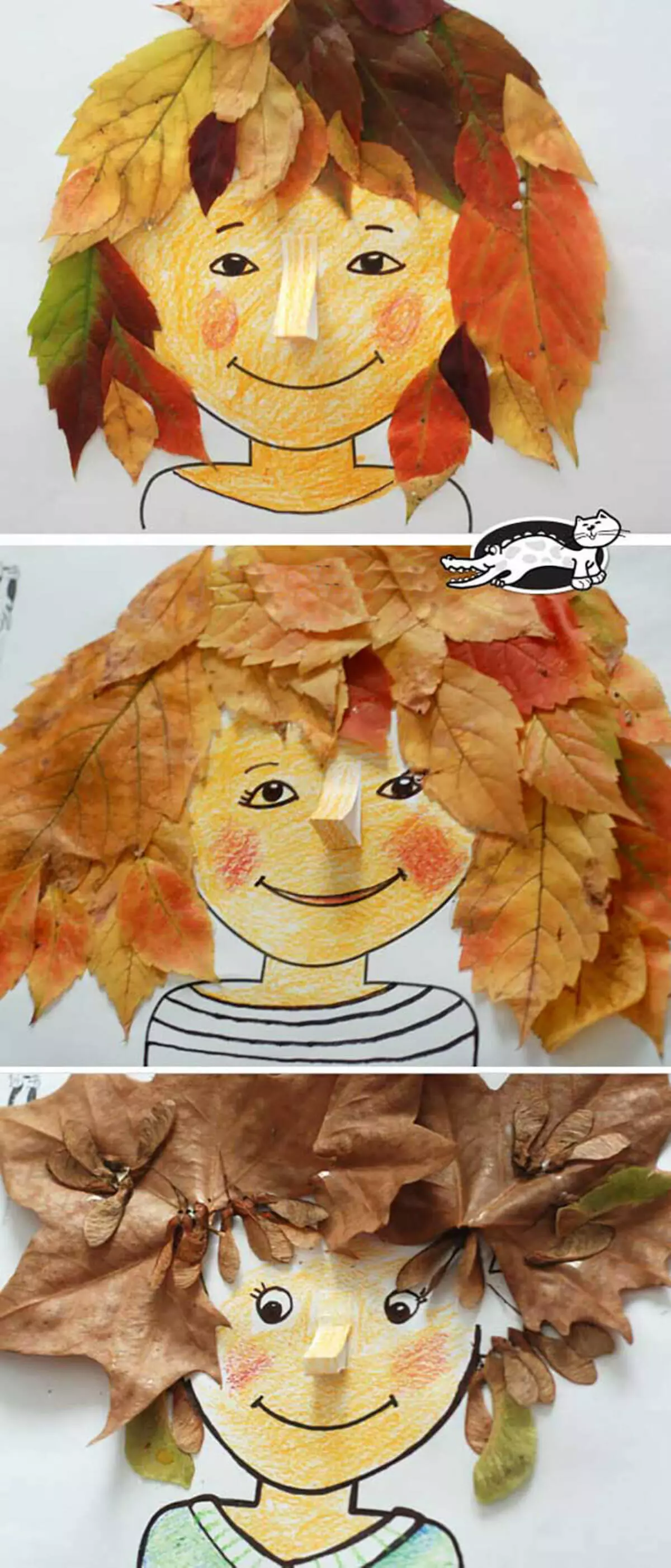 Artisanat des feuilles. L'artisanat des feuilles d'automne faites-le vous-même 2314_17