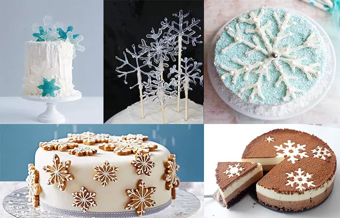 Snowfake cake. Snowflake cake yi da kanka 2316_1