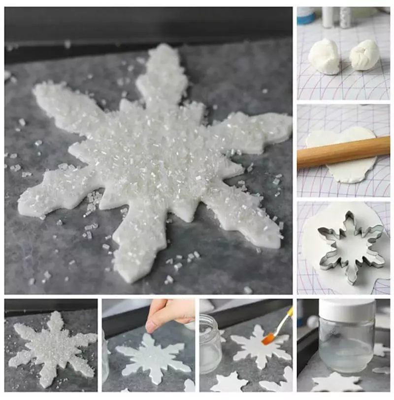 Snowfake cake. Snowflake cake yi da kanka 2316_15