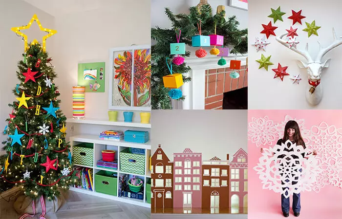 Како украсити дечију собу за Нову годину? Новогодишњи унутрашњост то уради сам 2443_1