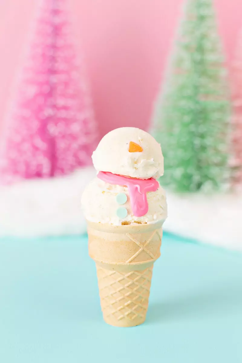 Gelato del nuovo anno. Come decorare il gelato un nuovo anno?