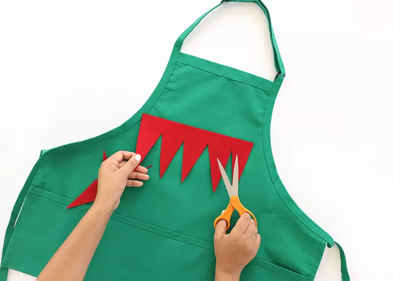 Apron Taun Anyar: Santa Claus, Natal Elf lan Snowman 2539_10