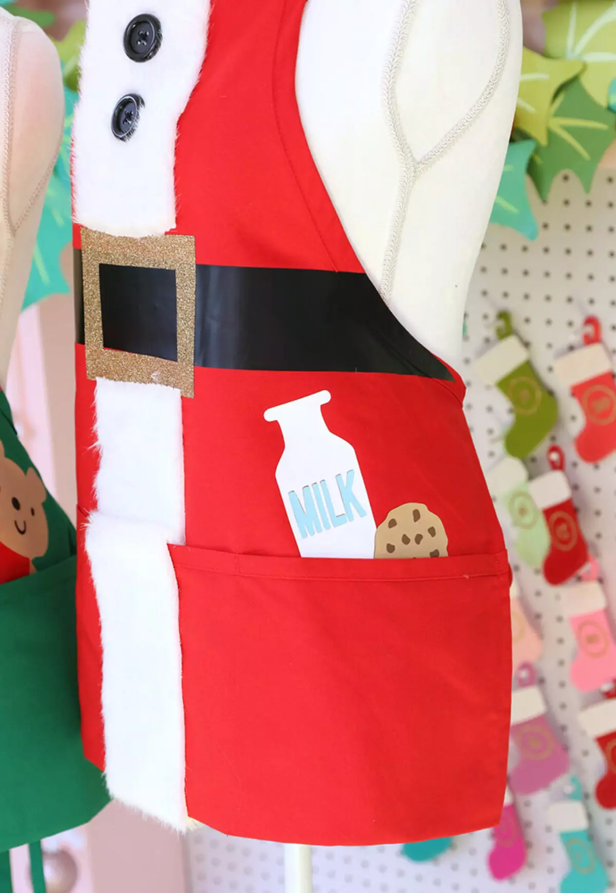 Apron Taun Anyar: Santa Claus, Natal Elf lan Snowman 2539_8