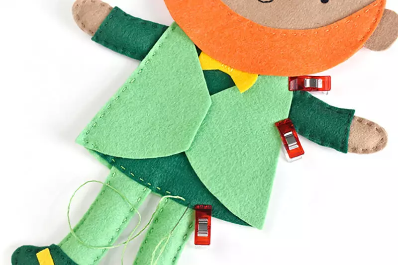 Leprechaun do it yourself. Toy leprechare from felt do it yourself 2582_17
