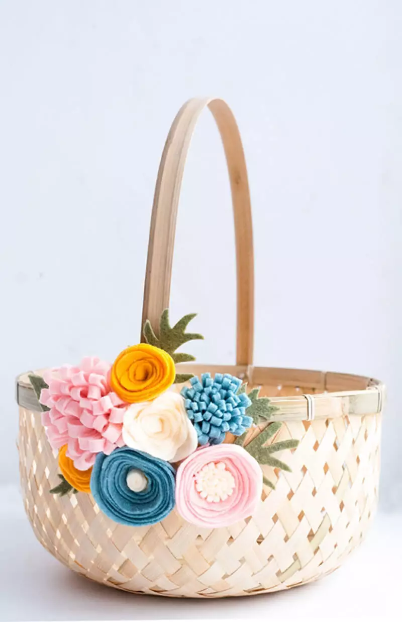 ¿Cómo decorar una cesta con tus propias manos? ¿Cómo decorar una cesta de Pascua? 2586_12
