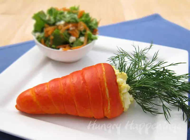 Salat i gulerod. Sådan filer du en salat original? 2641_1
