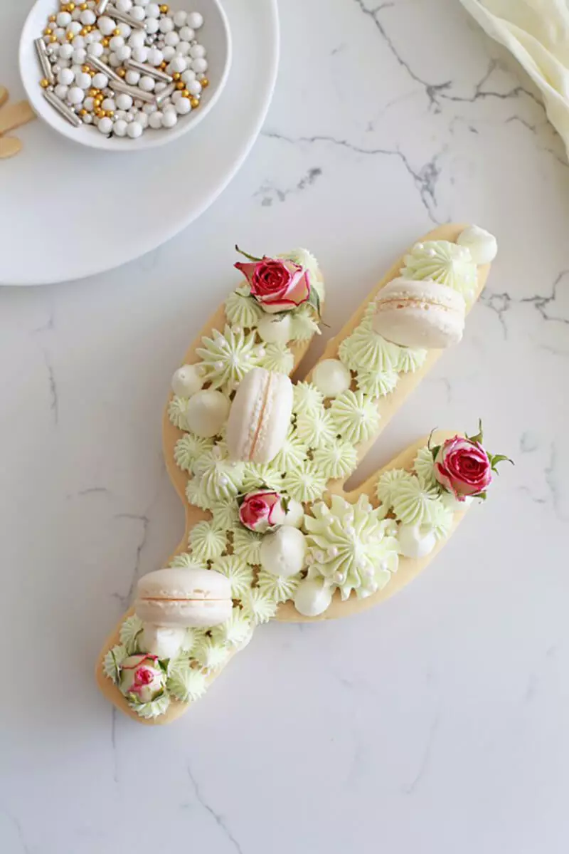 Торта кактус. Како да се украсуваат торта во форма на кактус со свои раце?