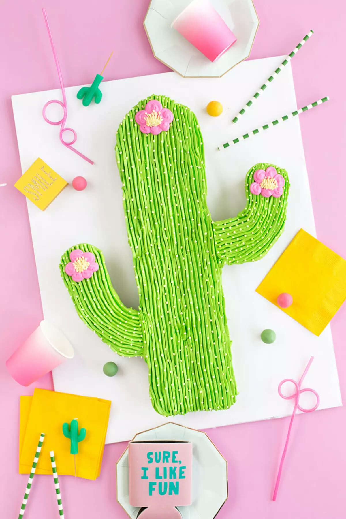 Cake Cactus. How to decorate a cake in the form of a cactus with your own hands?