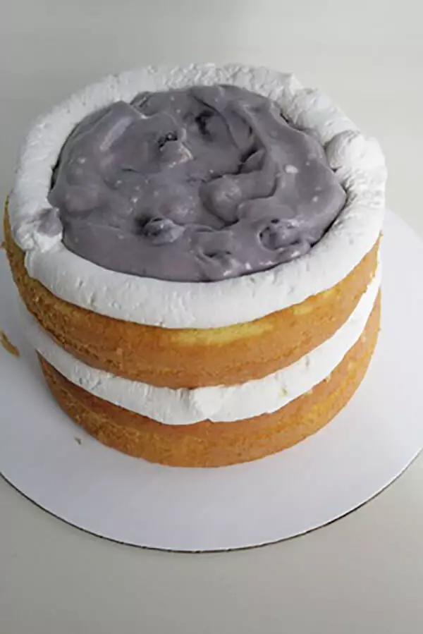 如何用自己的手裝飾藍莓蛋糕？