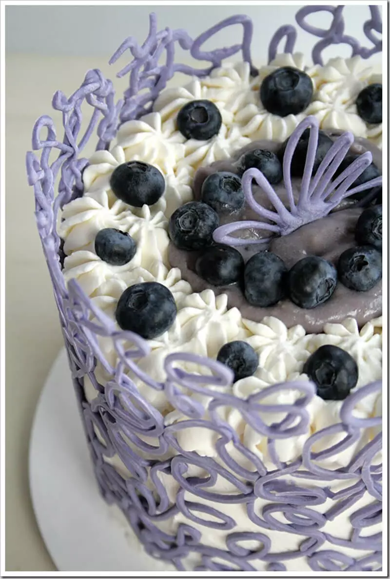 Comment décorer un gâteau de myrtille avec vos propres mains? 2687_6