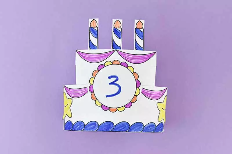 來自紙的蛋糕。如何用自己的雙手製作一個生日的紙蛋糕？ 2697_20