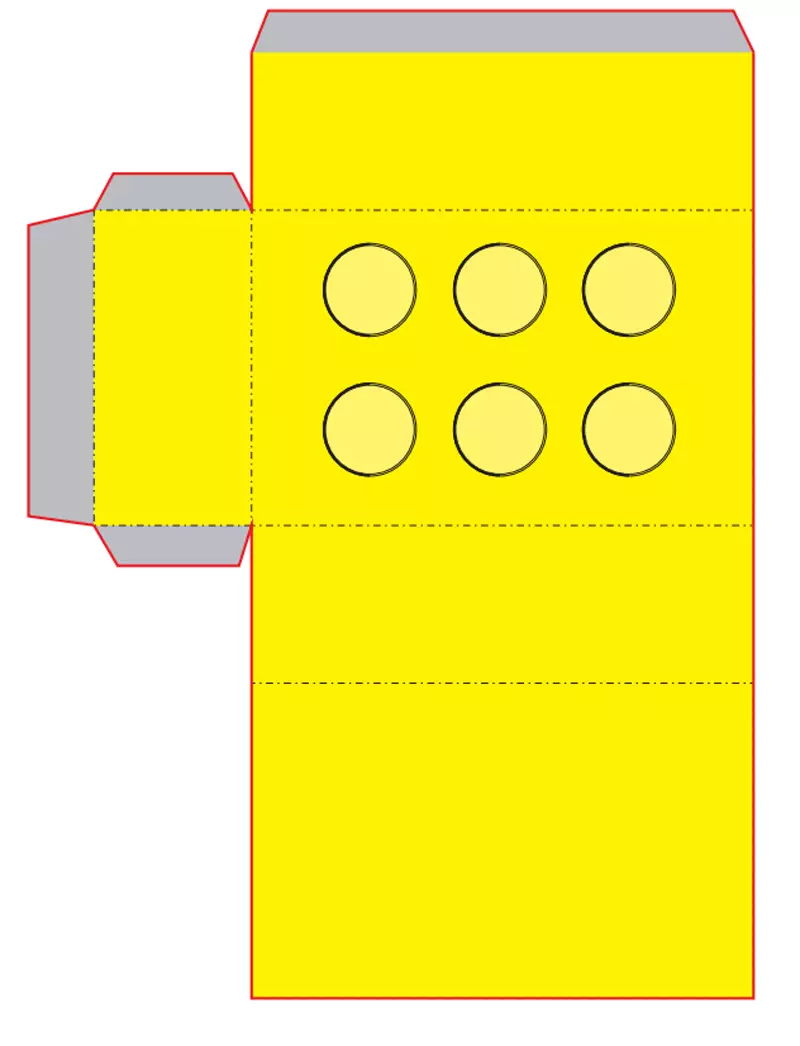 Lipakete tsa popi ka mokhoa oa Lego (Lego) e etse