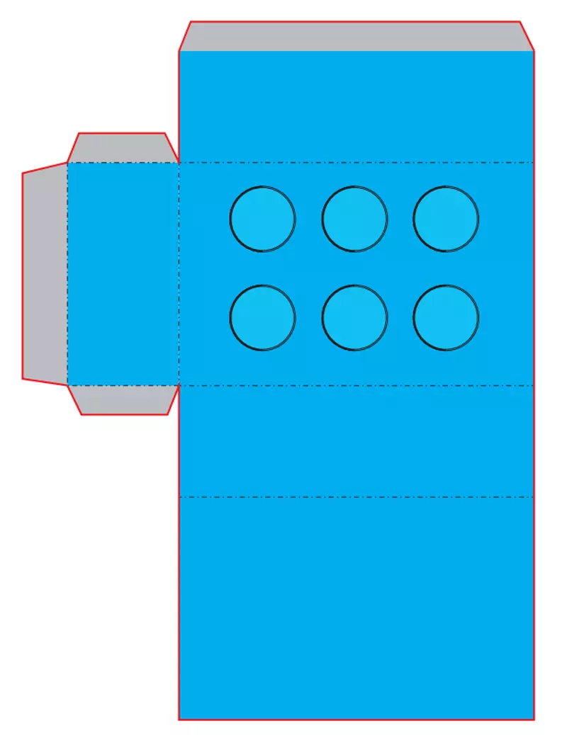 Iipakethi zepopcorn kwifom ye-lego (iLego) yenze ngokwakho