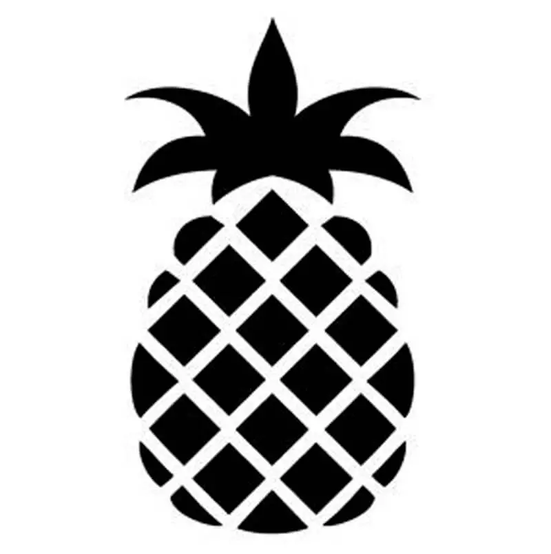 Templatên Pineapple û stencils 2715_20