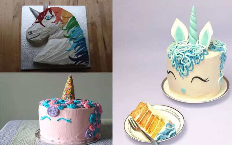 Cake Unicorn. Cake Unicorn för tjejer gör det själv 2755_1