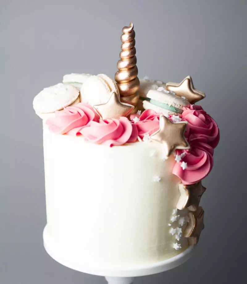 Cake Unicorn. Cake Unicorn för tjejer gör det själv