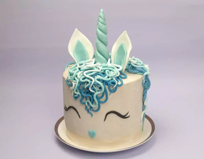 Cake Unicorn. Cake Unicorn bakeng sa banana ba e etsa 2755_25