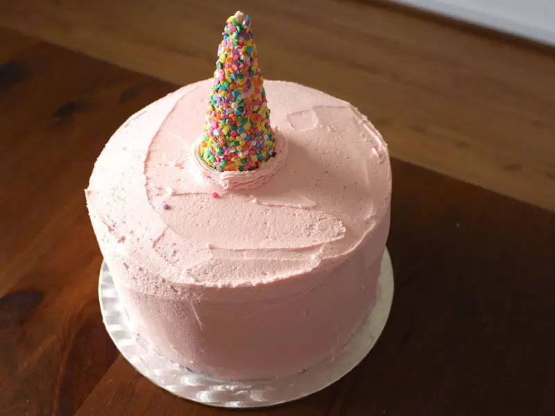 Cake Unicorn. Cake Unicorn för tjejer gör det själv