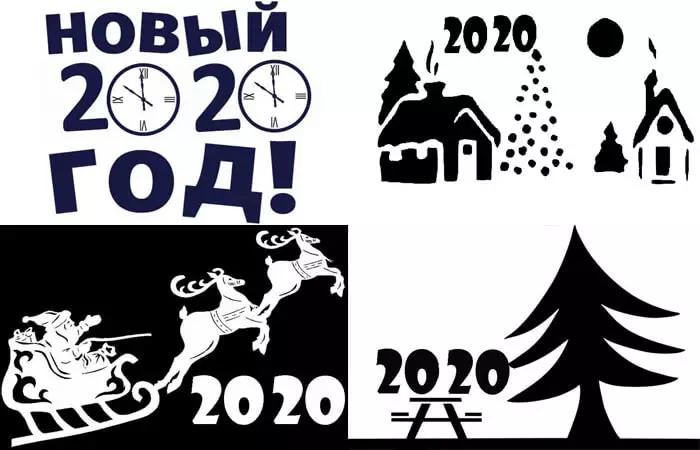 Stencils 2020. Stencils op die Windows vir 2020 2758_1