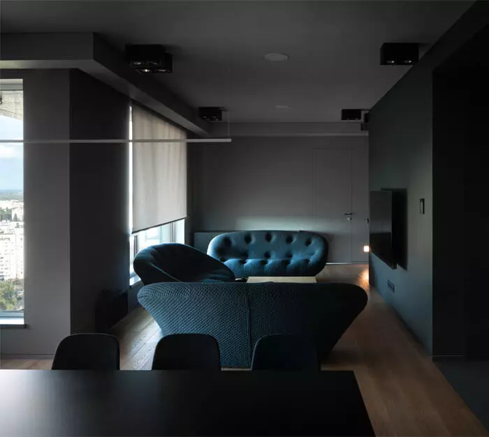 Thiết kế căn hộ hiện đại. Phong cách tối giản trong nội thất 2827_6