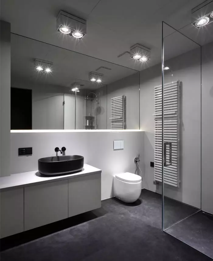 Moderne lejlighed design. Stil minimalisme i interiøret 2827_8