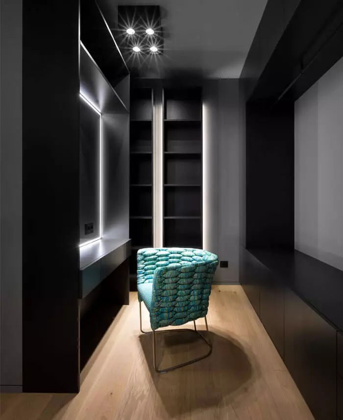 Modern lägenhet design. Stil minimalism i inredningen 2827_9