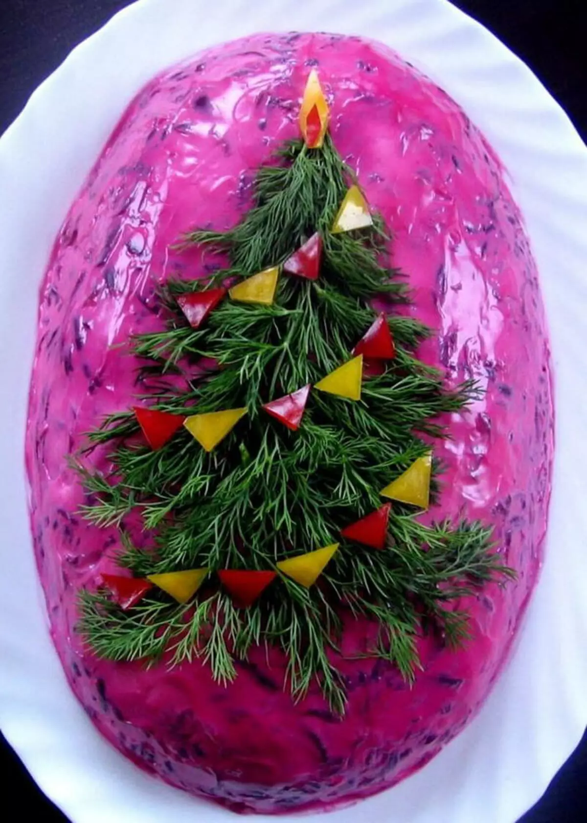 How to decorate a salad for new year and christmas 2853_21