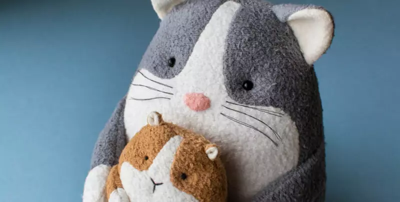Soft toy cat do it yourself (pattern) 2863_1