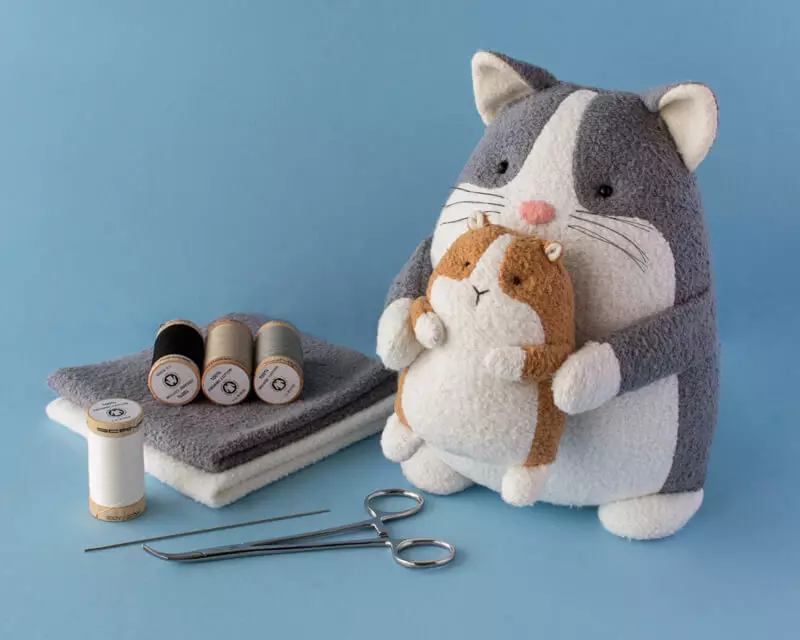 Soft toy cat do it yourself (pattern) 2863_16