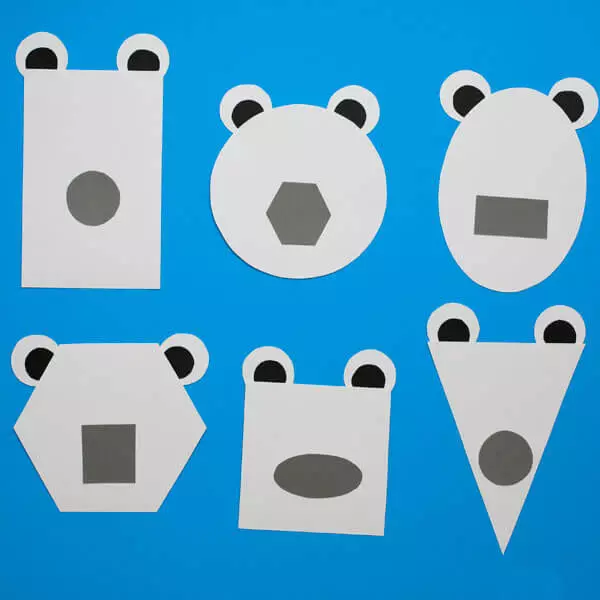 Craftsman Bear coas súas propias mans de papel en xardín de infancia e escola 2905_5